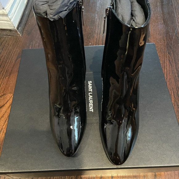 Yves Saint Laurent | Shoes | Brand New Ysl Lou Patent Leather Ankle ...